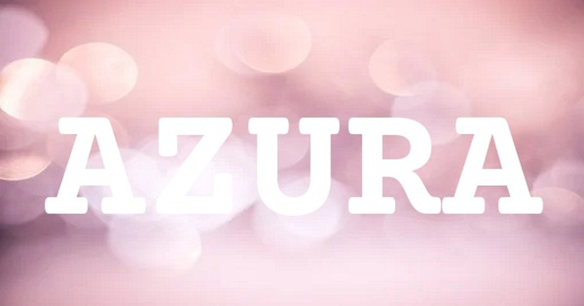 AZURA英文名字意思