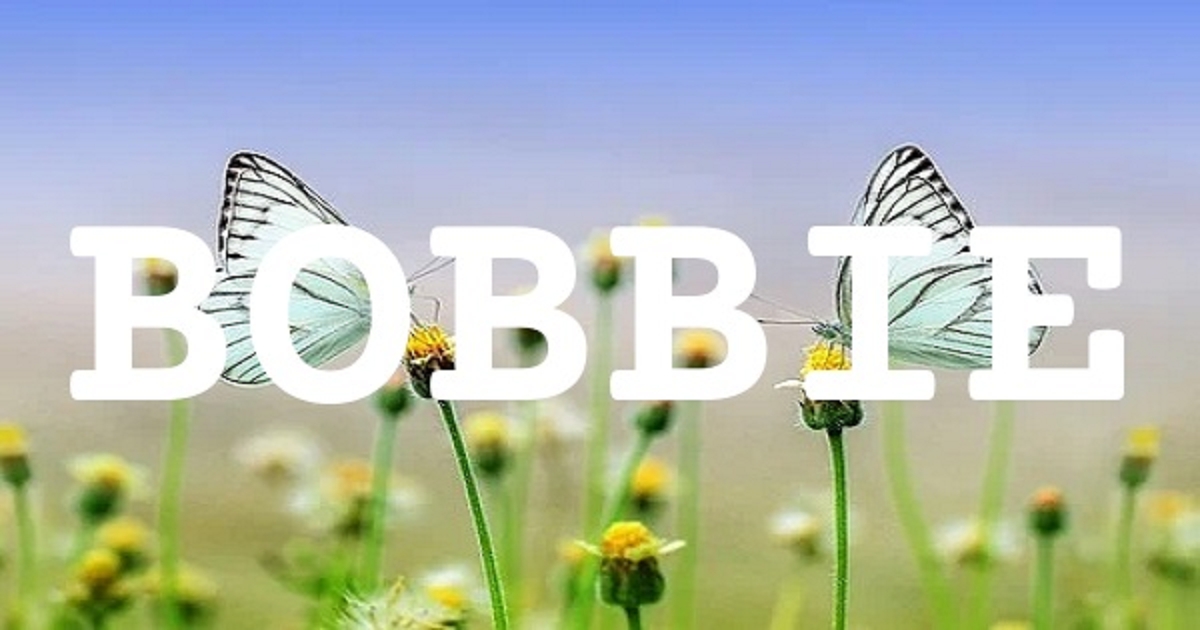 BOBBIE英文名字意思