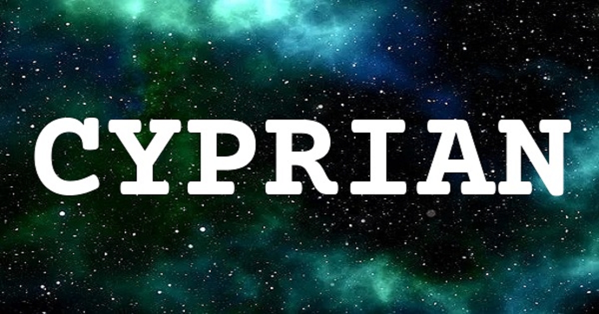CYPRIAN英文名字意思