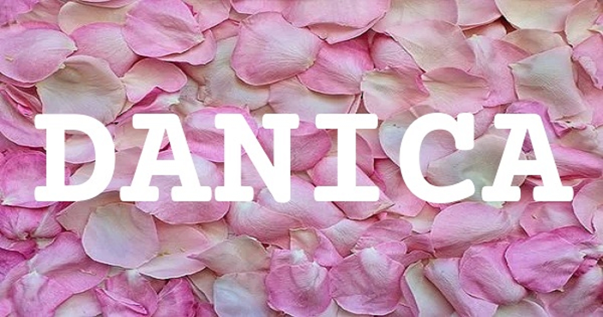 DANICA英文名字意思