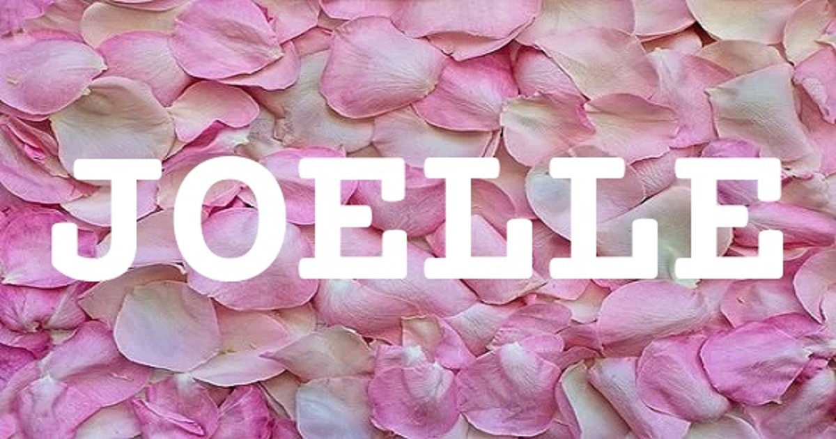 JOELLE英文名字意思