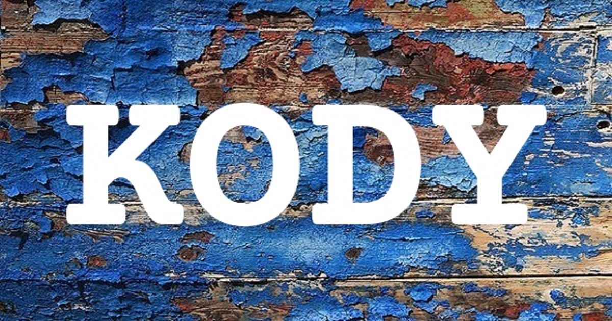KODY英文名字意思