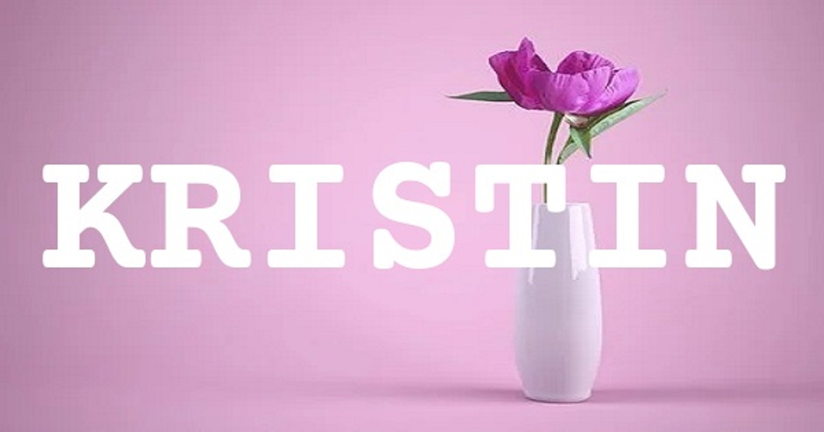 KRISTIN英文名字意思
