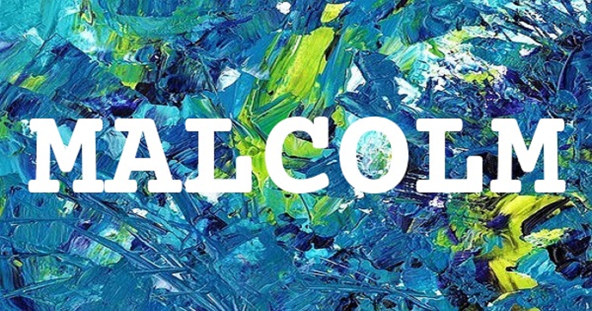 MALCOLM英文名字意思