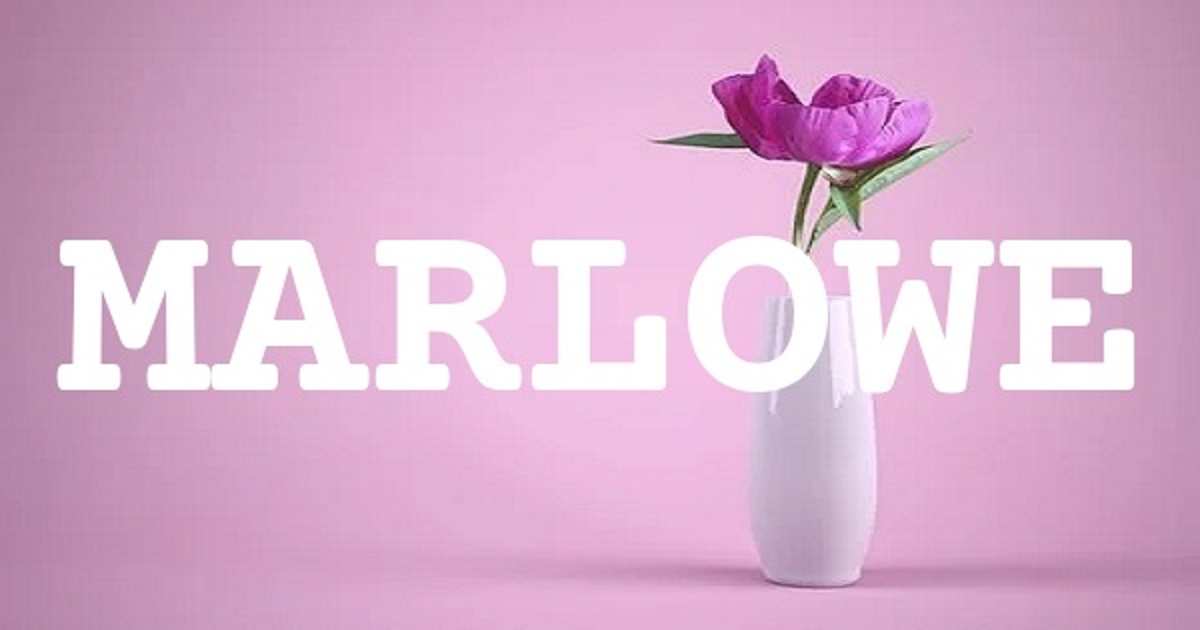 MARLOWE英文名字意思