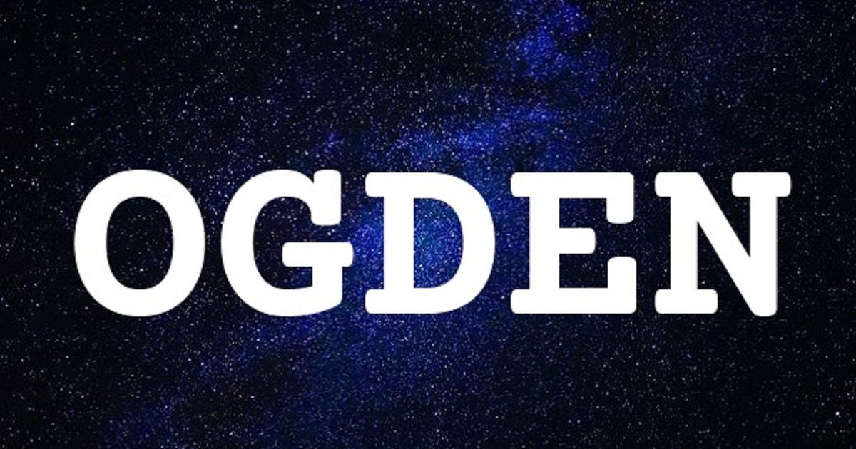OGDEN英文名字意思
