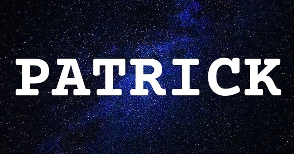PATRICK英文名字意思