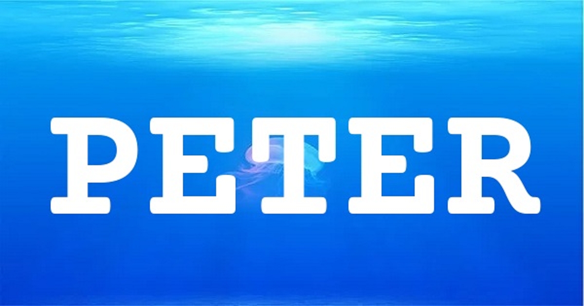 PETER英文名字意思