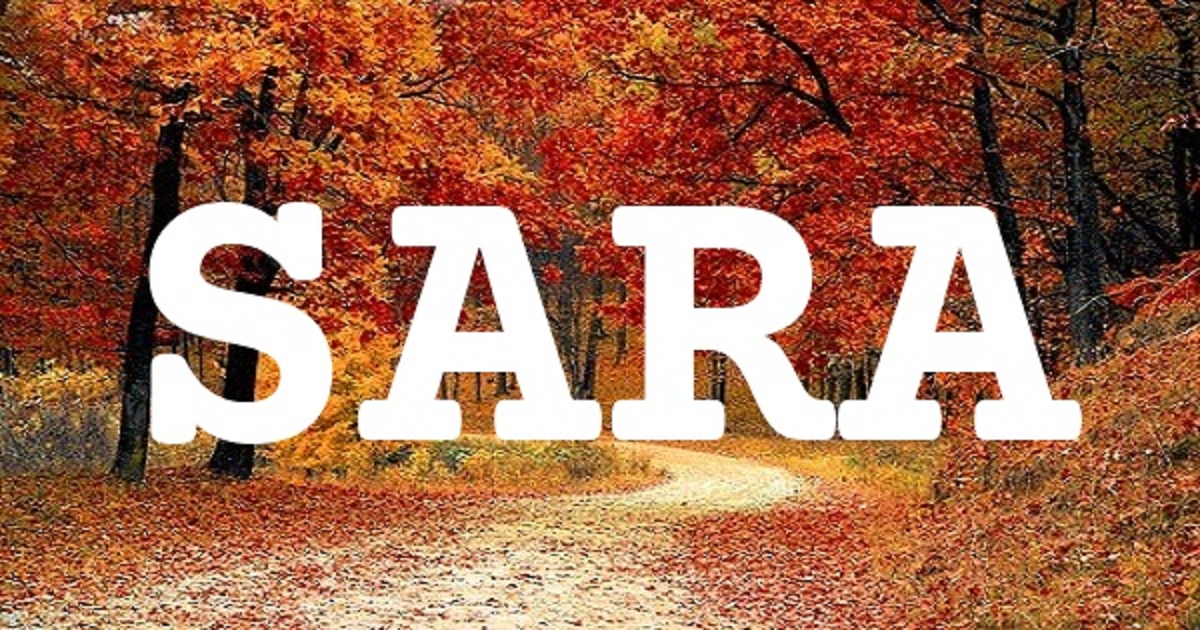 SARA英文名字意思