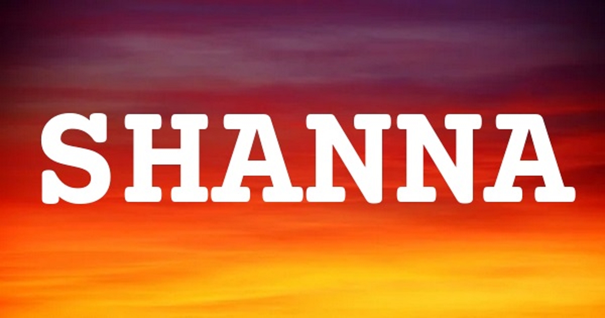 SHANNA英文名字意思